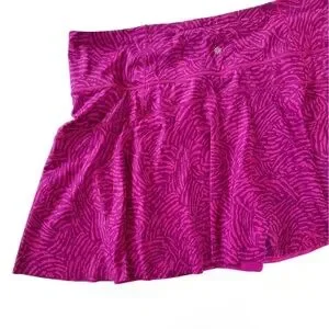 Athleta | Shorts | Athleta Ace Printed 35 Tennis Skort Fuschia Purple ...